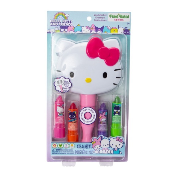 Hello Kitty | Makeup | Hello Kitty Cosmetic Set Mirror And Lip Balm ...